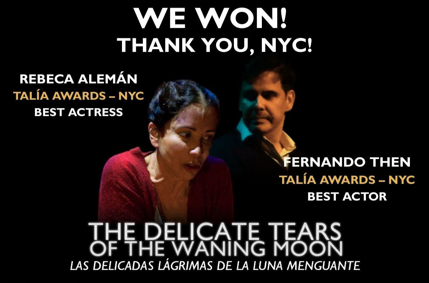 WE WON! THANK YOU, NYC! – Water People Theater